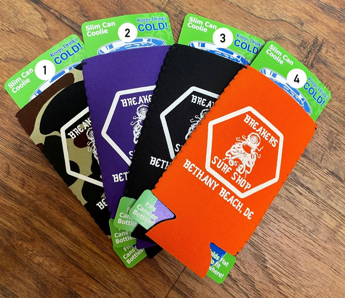Breakers Slim Can Koozies – Breakers Surf Shop