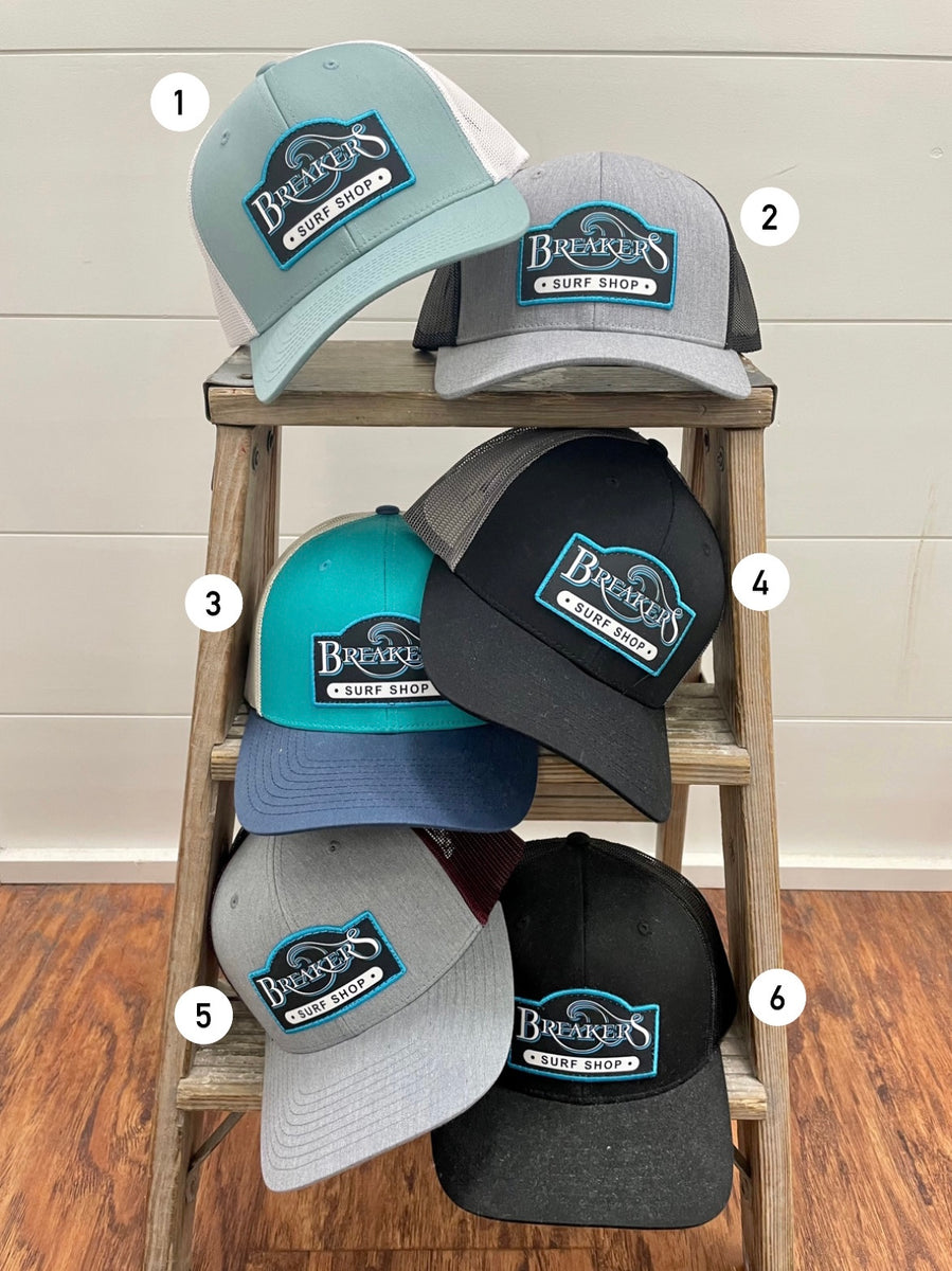 3 Wave Pre-Curved Trucker – Breakers Surf Shop
